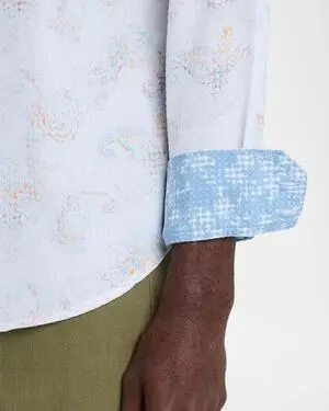 Robert Graham Apos;s Alibon Cotton Multicolor Paisley Sport Shirt - Multi