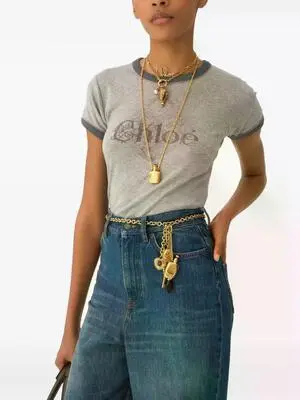 Chloé Logo Cotton T-shirt