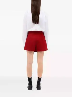MSGM Button-fastening Wrap Shorts
