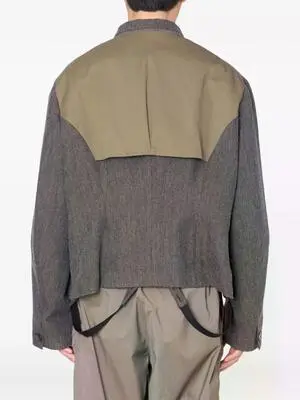 Kolor Herringbone Panelled Jacket