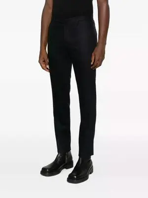 Incotex Pressed-crease Trousers - Blue