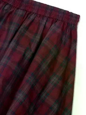 STUDIO TOMBOY Checked Midi Skirt