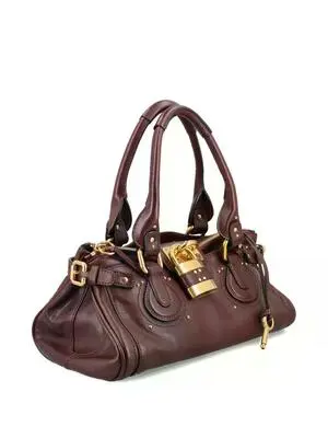 Chloé Paddington Padlock Detail Shoulder Bag - Brown