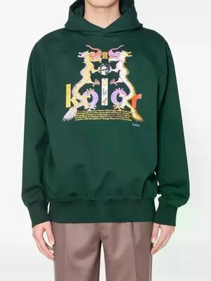 Kolor Dragon-print Hoodie