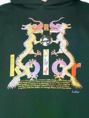 Kolor Dragon-print Hoodie