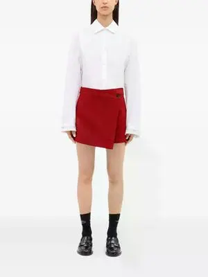 MSGM Button-fastening Wrap Shorts