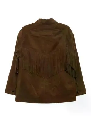 JUUN.J Fringed Suede Jacket