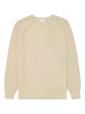 Sunspel Ribbed-knit Cotton Jumper