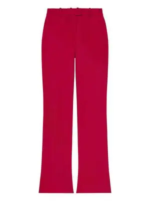 Alexander McQueen Grain-de-poudre Trousers