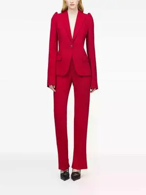 Alexander McQueen Grain-de-poudre Trousers