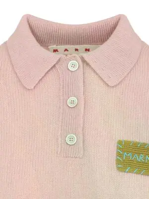 Marni Button Logo-appliqué Polo Top