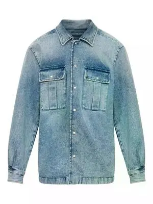 MAISON MARGIELA Longsleeved Pocket Shirt - Blue