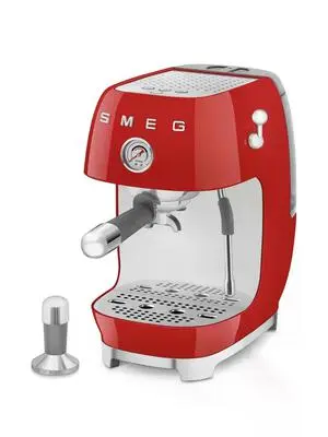 SMEG Manual Espresso Machine - Red