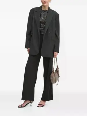 Dkny Sequin Embellished Long-sleeve Top