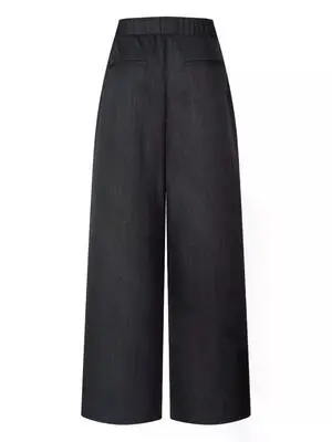 STUDIO TOMBOY Pinstriped Wide-leg Trousers
