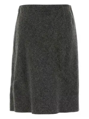 Miu Miu Shetland Wool Pencil Skirt