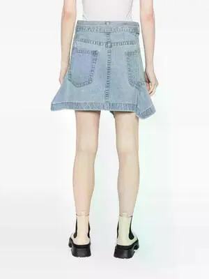 Sacai Belted Denim Skirt