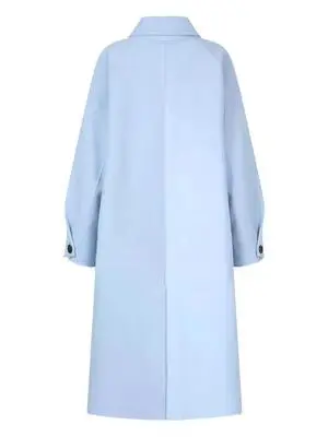 STUDIO TOMBOY Balmacaan Single-breasted Coat - Blue