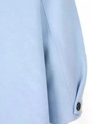 STUDIO TOMBOY Balmacaan Single-breasted Coat - Blue