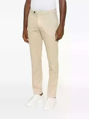 MICHAEL COAL Button-fastening Trousers - Neutrals
