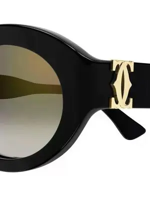 CARTIER Oval-frame Sunglasses