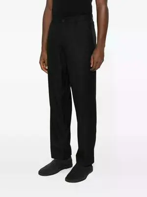 SAMSOE SAMSOE Straight-leg Tailored Trousers - Black