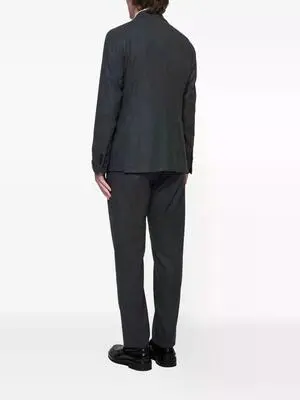 Tagliatore Peak-lapels Drawstring Suit