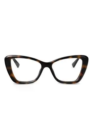 Gucci Cat-eye Frame Glasses - Brown