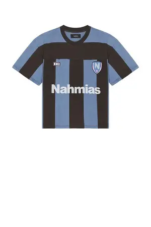 NAHMIAS Soccer Jersey - Blue Ocean Stripe