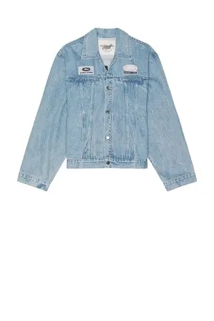 SIEGELMAN STABLE X Ford Patched Denim Jacket