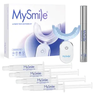 MYSMILE Ultimate Teeth Whitening Kit With Enamel Strengthening Gel - One-color