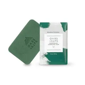 OARS + ALPS Peppermint Charcoal Bar Soap - One-color
