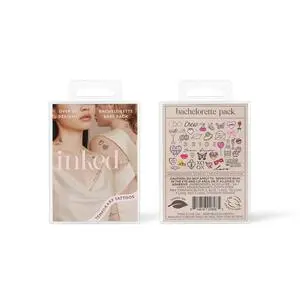 INKED BY DANI Bachelorette Babe Temporary Tattoo Pack - One-color
