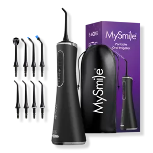 MYSMILE Lp211 Portable Cordless Water Flosser With 5 Modes - Black