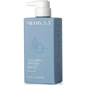 MEDIX 5.5 Collagen Peptides Firming Body Cream, Plump + Lift Body Lotion Moisturizer, 15 Fl Oz - One-color