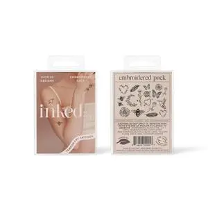 INKED BY DANI Embroidered Temporary Tattoo Pack - One-color
