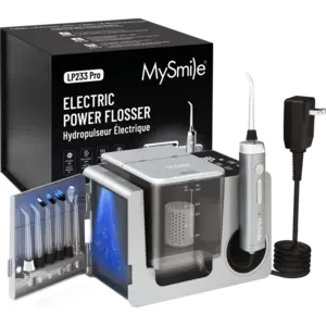 MYSMILE Lp233 Pro Uvc Countertop Water Flosser With Water Filter - Silver
