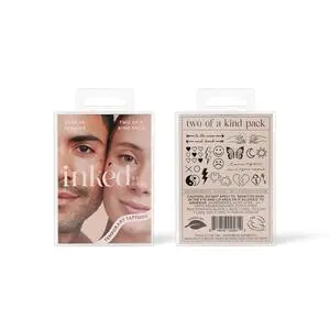 INKED BY DANI Two Of A Kind Temporary Tattoo Pack - One-color