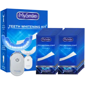 MYSMILE Teeth Whitening Strips With Led Light Kit