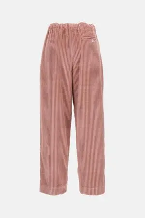 META CAMPANIA COLLECTIVE Wide-ribbed Velvet Trousers