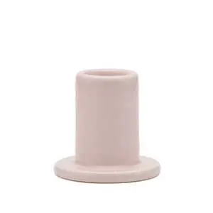 HAY Tube Candleholder Small - Pale Pink