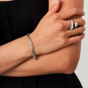 MISSOMA Timepiece Link Chain Bracelet - Silver