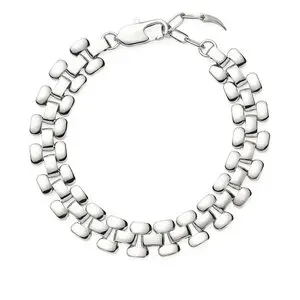 MISSOMA Timepiece Wide Chain Bracelet - Silver