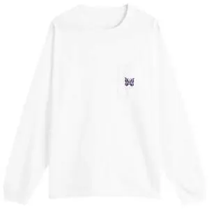 Needles Long Sleeve Pocket T-shirt - White
