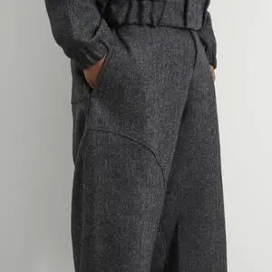 SAGE NATION Curved Seam Carpenter Trousers