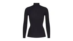 Nike X Skims Weightless Layers Mock Neck Top - Obsidian