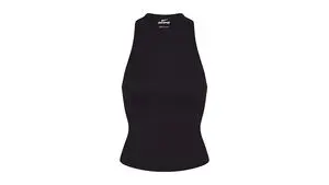 Nike X Skims Matte Mock Neck Racer Tank - Obsidian