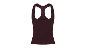 Nike X Skims Vintage Seamless Racer Back Tank - Currant