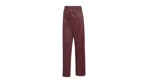 Adidas Lurex Firebird Track Pants - Maroon/gold Metallic