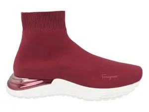 FERRAGAMO Ninette High-top Sock Sneakers - Red